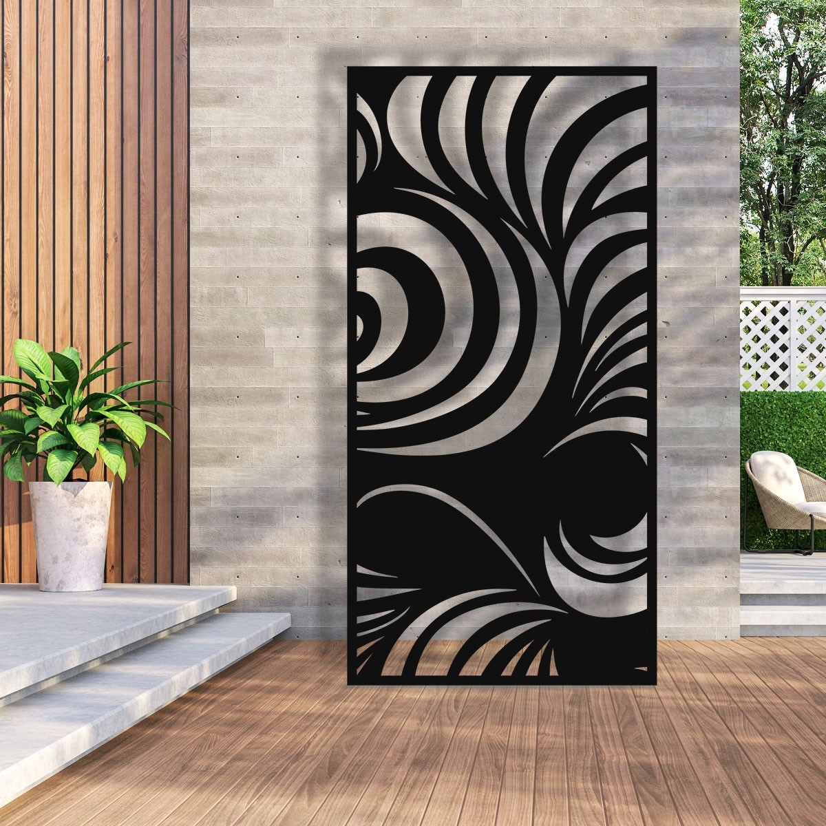 The Fern Leaf Privacy Screen